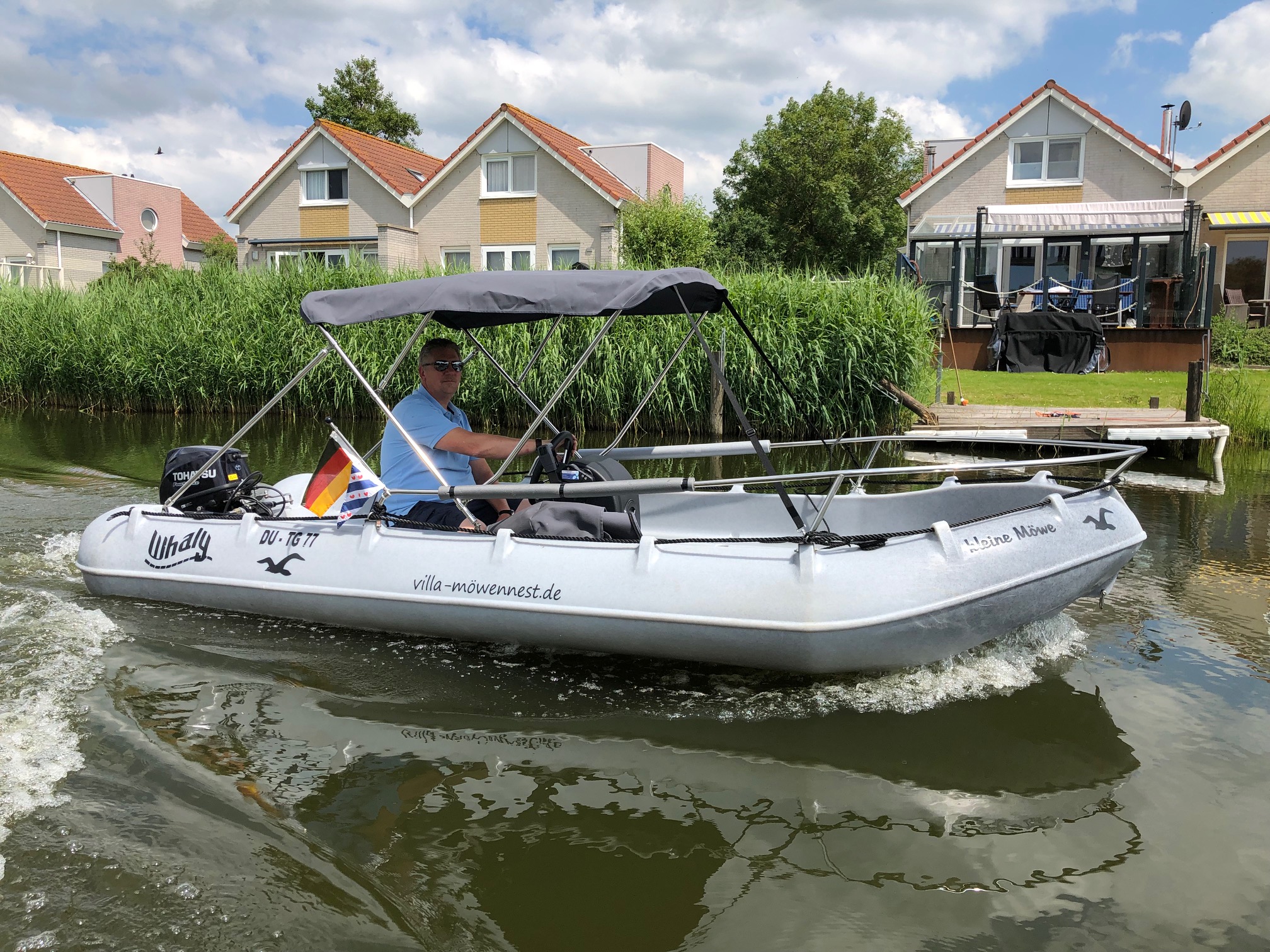 unser Boot " kleine Möwe